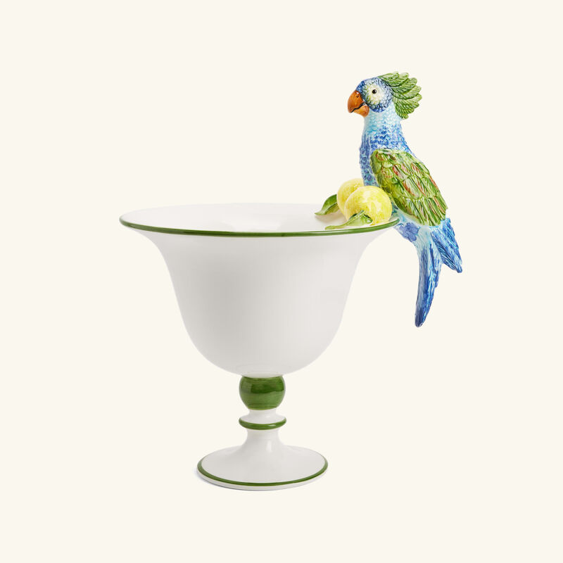 Shop Les Ottomans Ceramic Parrot Vase at Tanagra in Dubai, Abu Dhabi ...