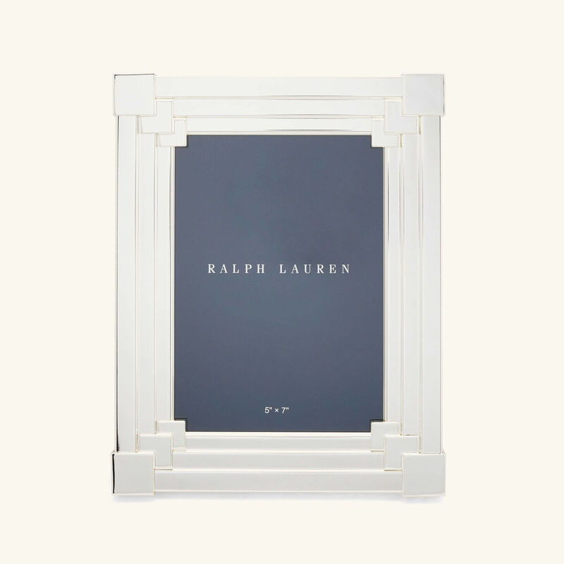 Ralph Lauren Home Gammond Picture Frame Silver 12x17cm | Tanagra UAE