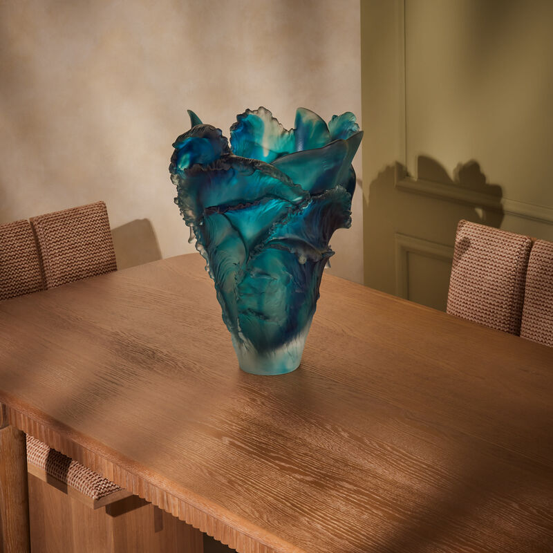 Daum Maya Rays Magnum Vase - Limited Edition of 99 | Tanagra UAE