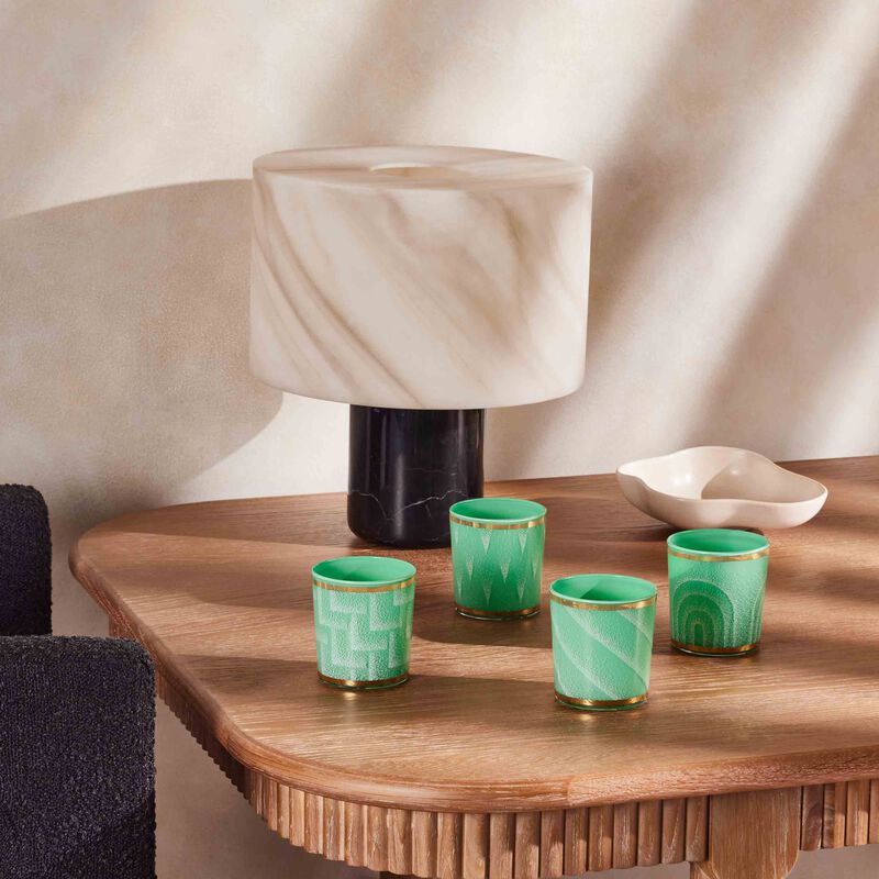 Jonathan Adler Boxed Vapor Glassware - Set Of 4 | Tanagra UAE