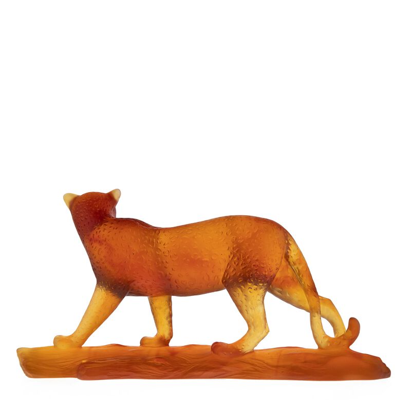 Daum Tropical Leopard Figurine Medium Brown | Tanagra UAE