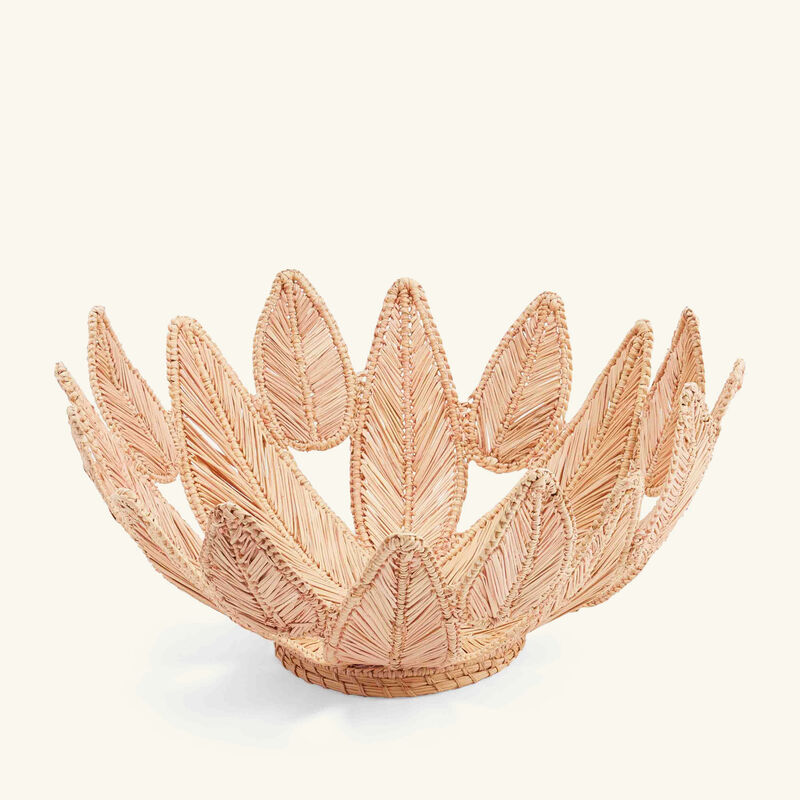 Artesanías Del Atlántico Stromanthe Straw Pink Centerpiece - Large ...