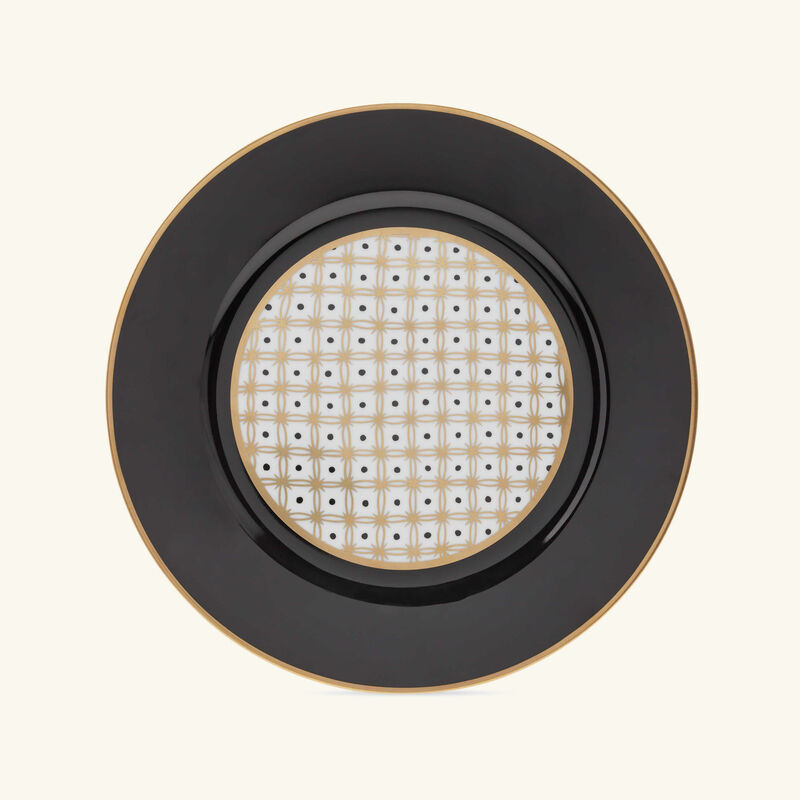 Pinto Paris Vieux Kyoto Charger Plate Round Black 29cm | Tanagra UAE