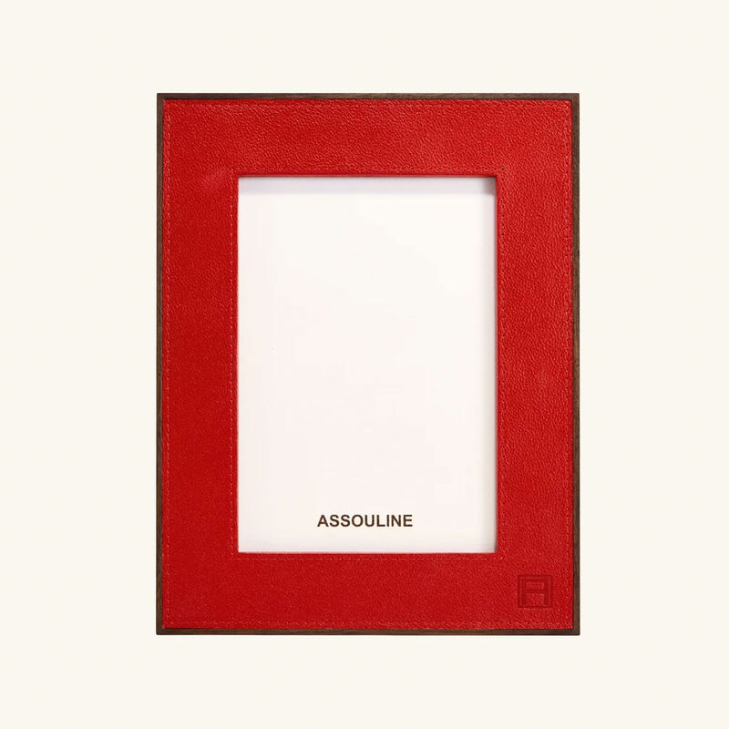 Assouline Heritage Frame Red 24x19 cm | Tanagra UAE