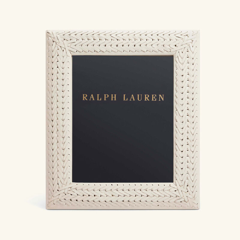Ralph Lauren Home Adrienne Picture Frame White 20x25cm | Tanagra UAE